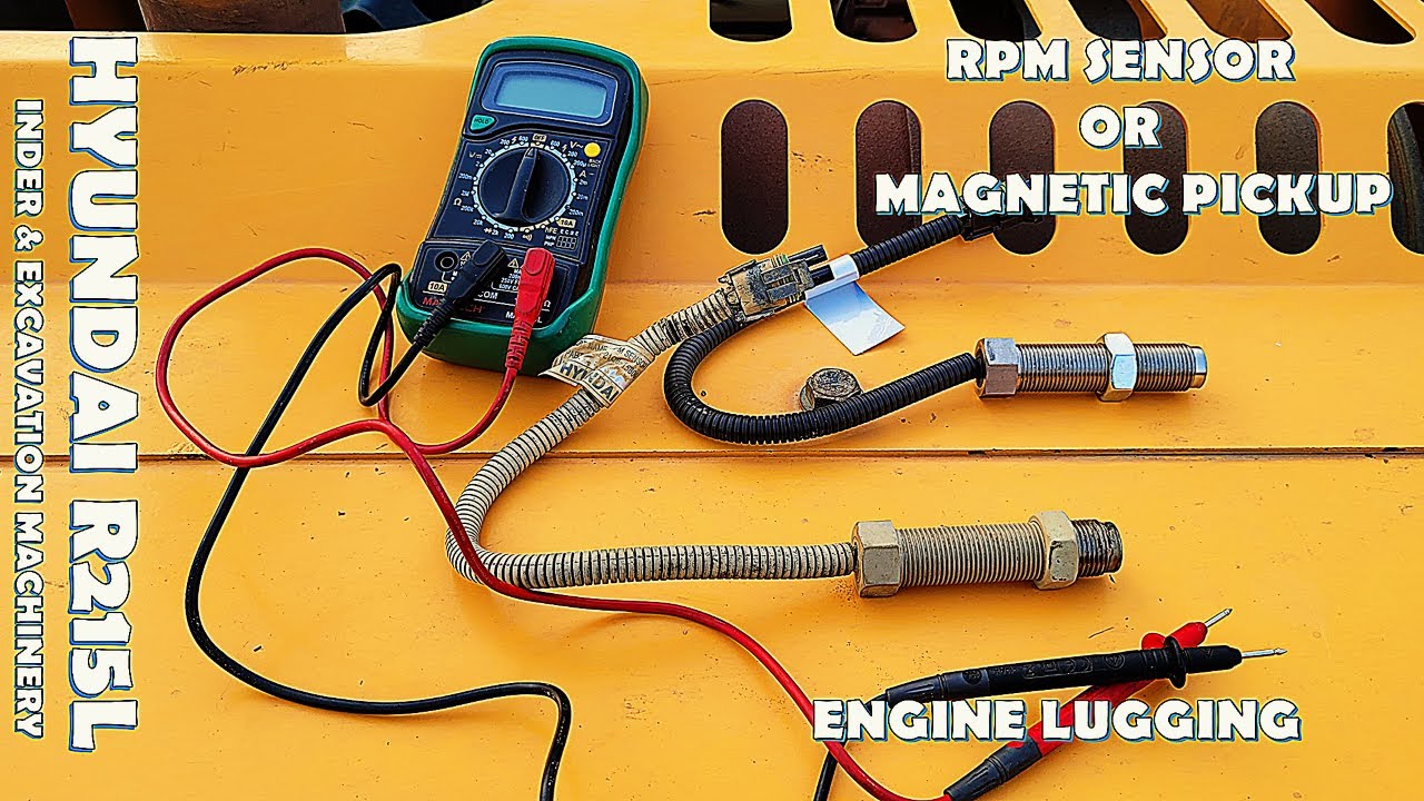 EXCAVATOR ENGINE RPM SENSOR | MAGNATIC PICKUP | SPEED SENSOR | ENGINE ...