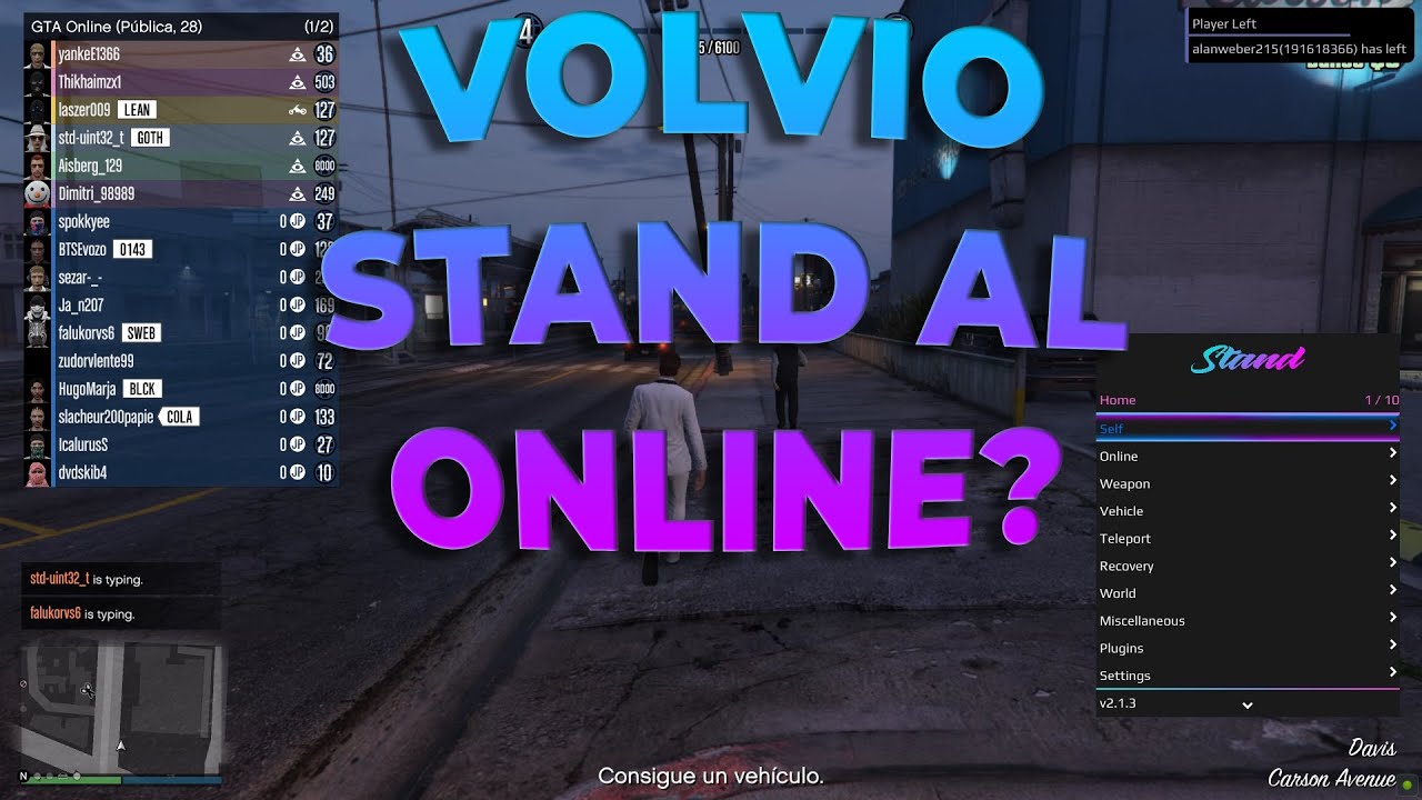 STAND VOLVIO A LA SALAS PUBLICAS CON BE ACTIVADO? | EL MEJOR MOD MENÚ ...