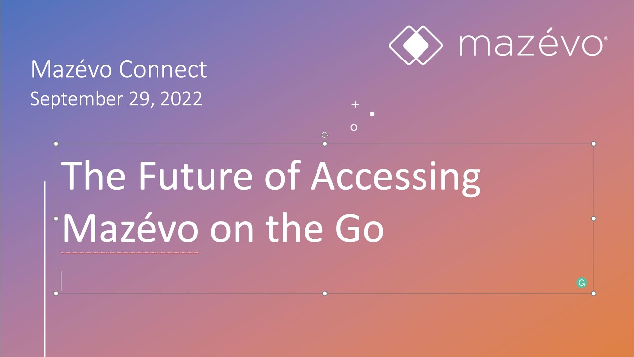 Mazévo Connect - The Future of Accessing Mazévo on the Go - YouTube