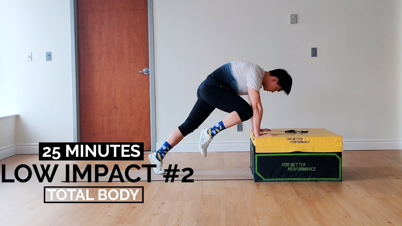 25 Mins Low Impact Total Body Workout | All Standing | Circuit Training ...