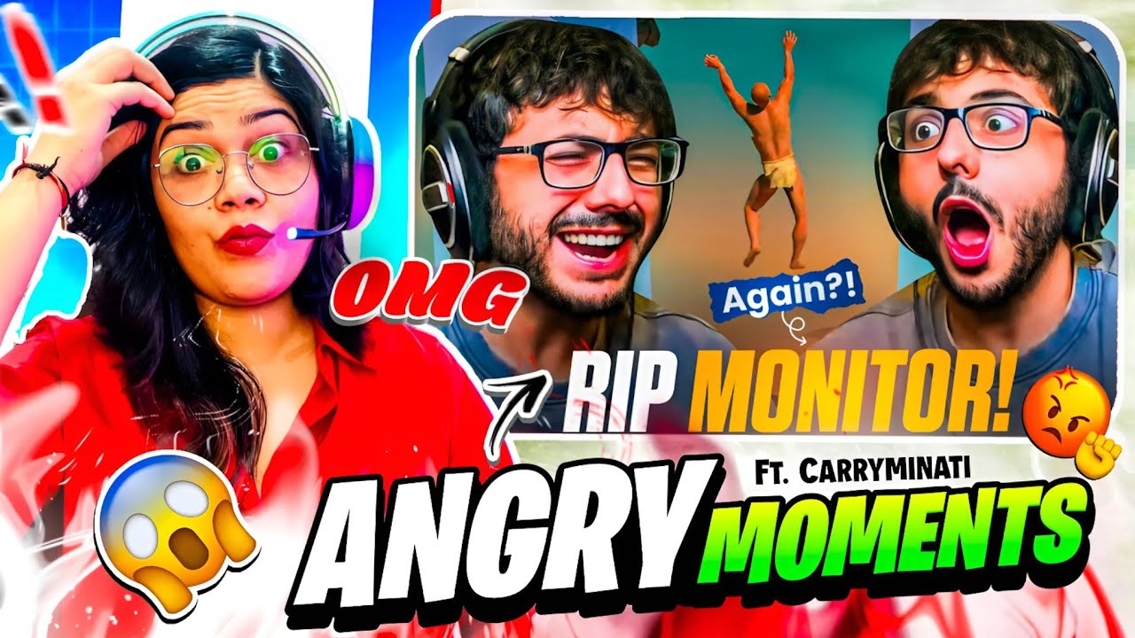 Reaction On CarryMinati New Video🤩 Getting Over IT 2 || @CarryMinati ...