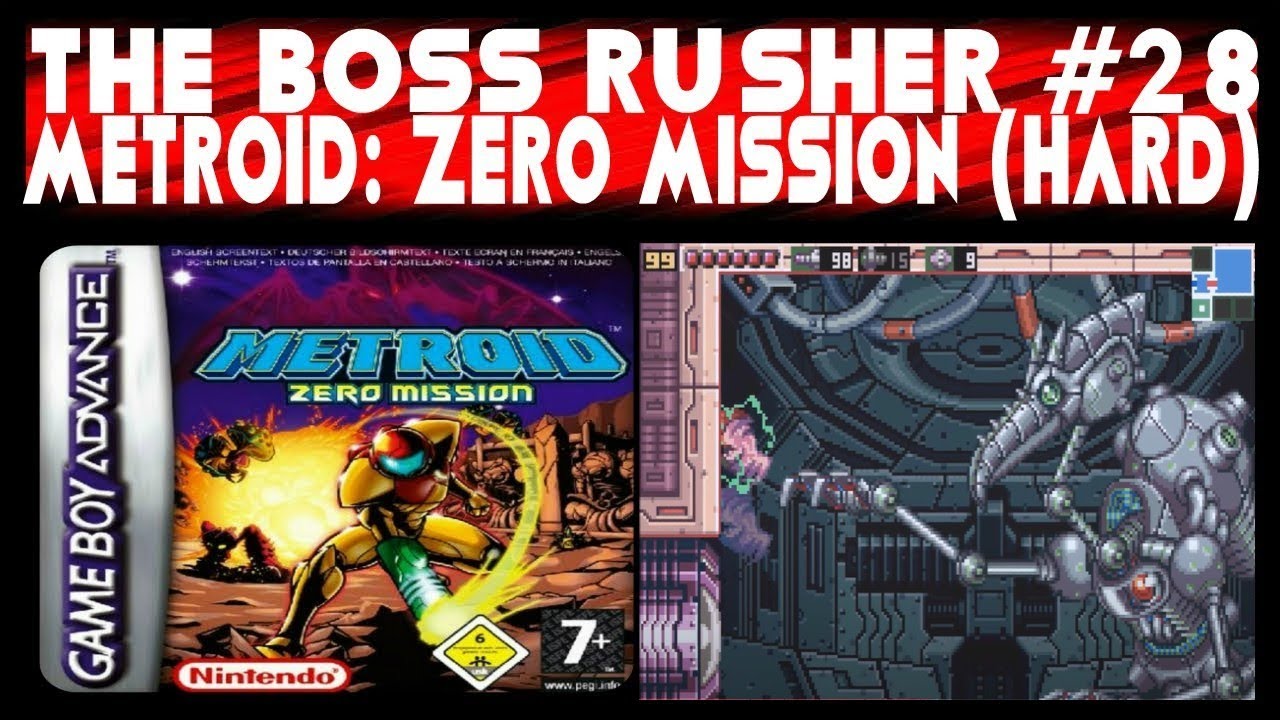 Metroid: Zero Mission (Hard) - All Boss Battles + Game Ending - Boss ...