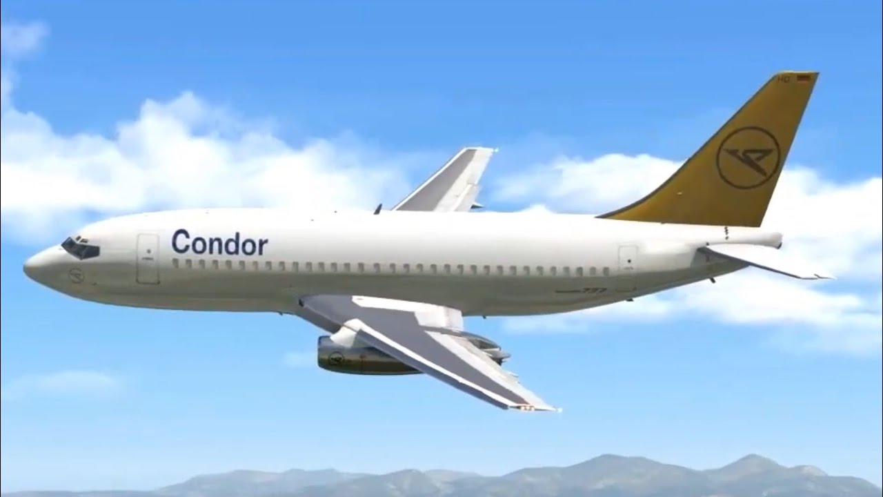 Condor Flugdienst Flight 3782 - Crash Animation - YouTube
