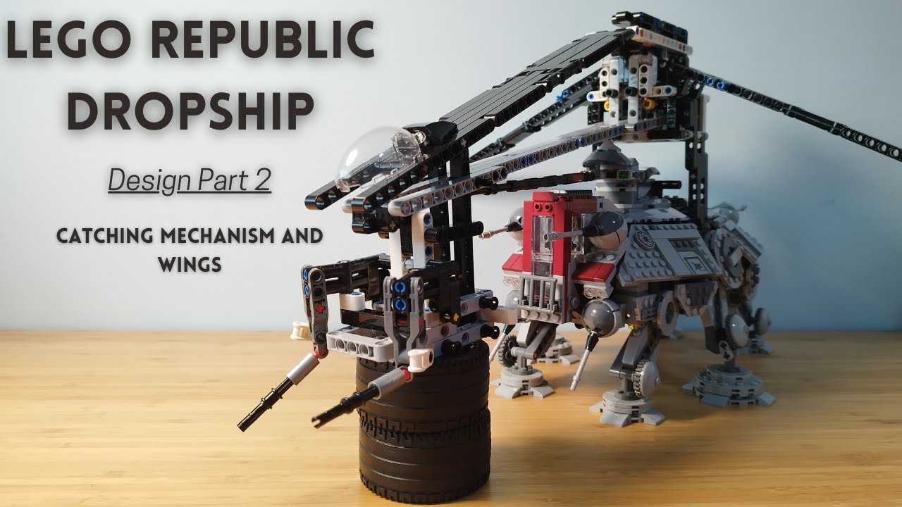 Designing a LEGO Republic Dropship | Part 2 | Catching Mechanism and ...