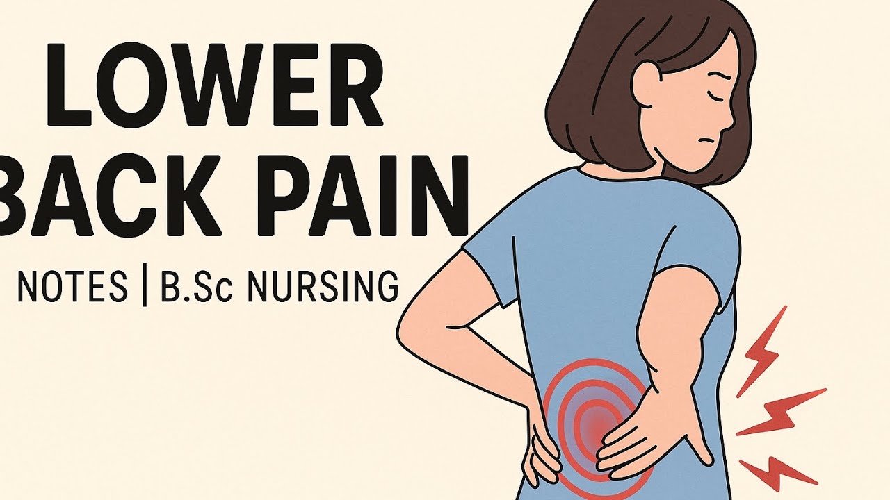 Lower Back Pain |notes| bsc nursing - YouTube
