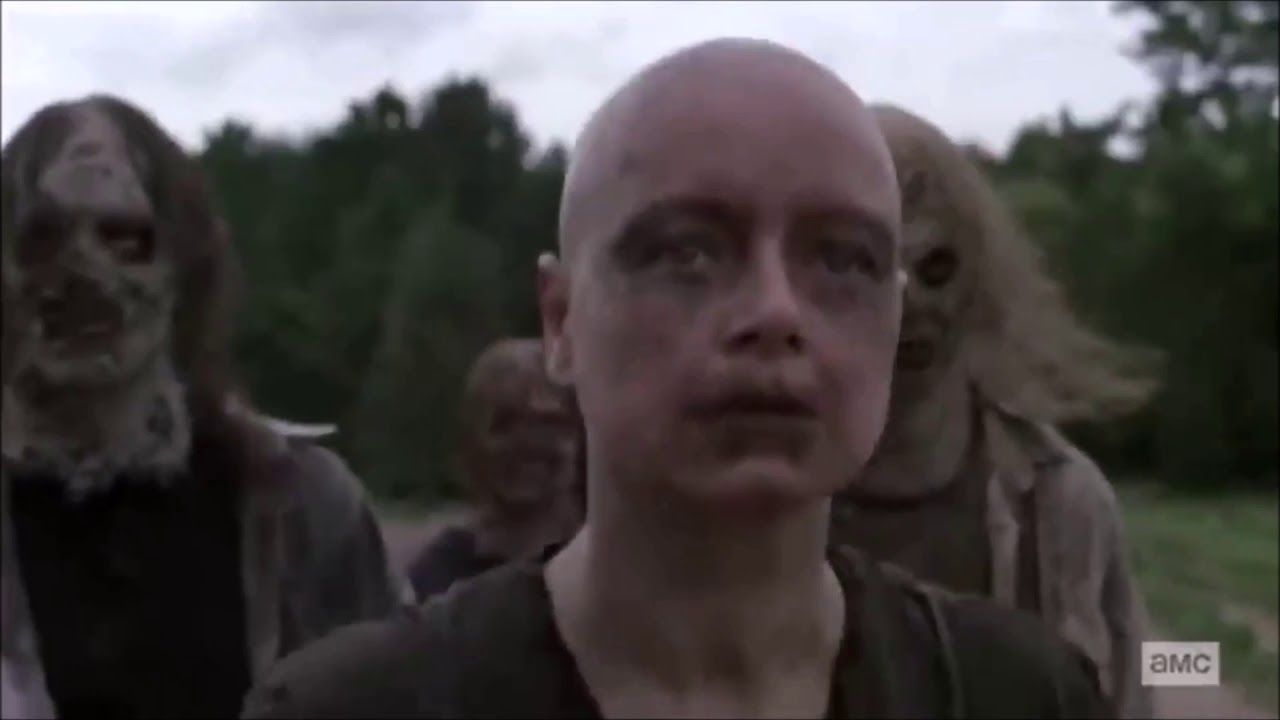 Alpha's Entrance The Walking Dead - YouTube