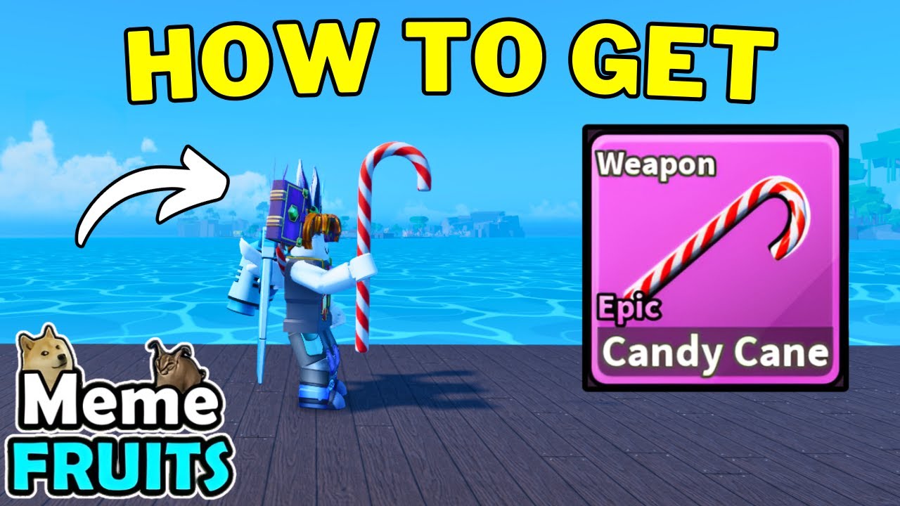 How To Get Candy Cane In Meme Fruits Candy Cane Sword Meme Fruits