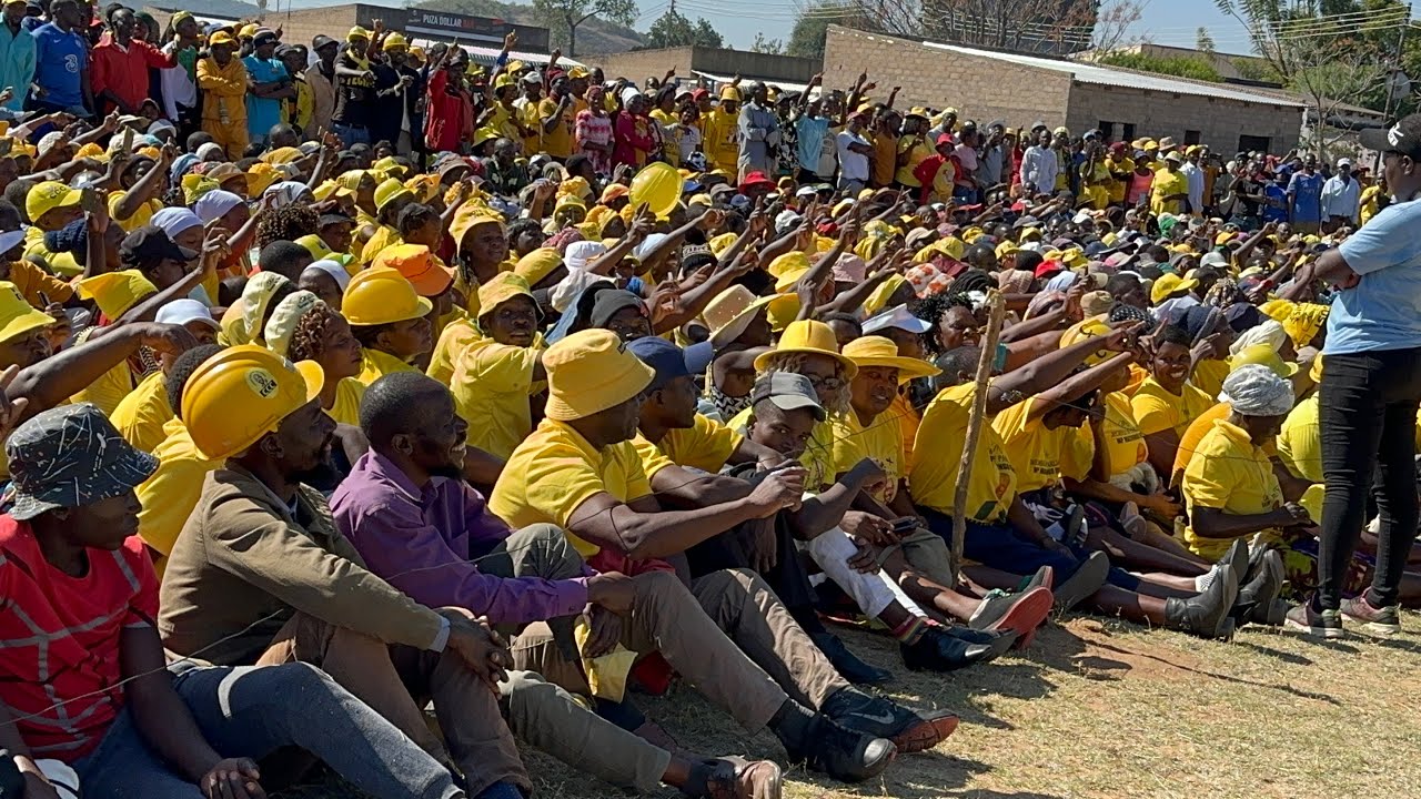 Watch how Nelson Chamisa leaves Beitbridge Rally but supporters wanted ...