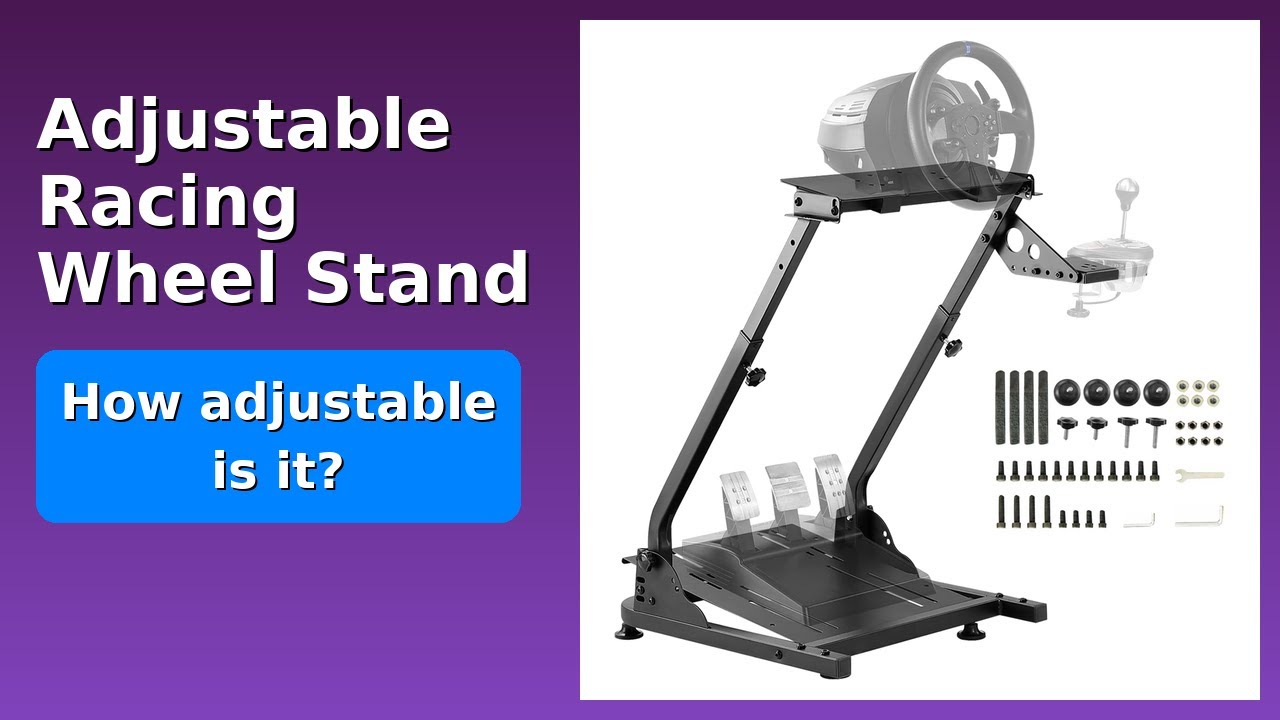 REVIEW (2025): Adjustable Racing Wheel Stand. ESSENTIAL details. - YouTube