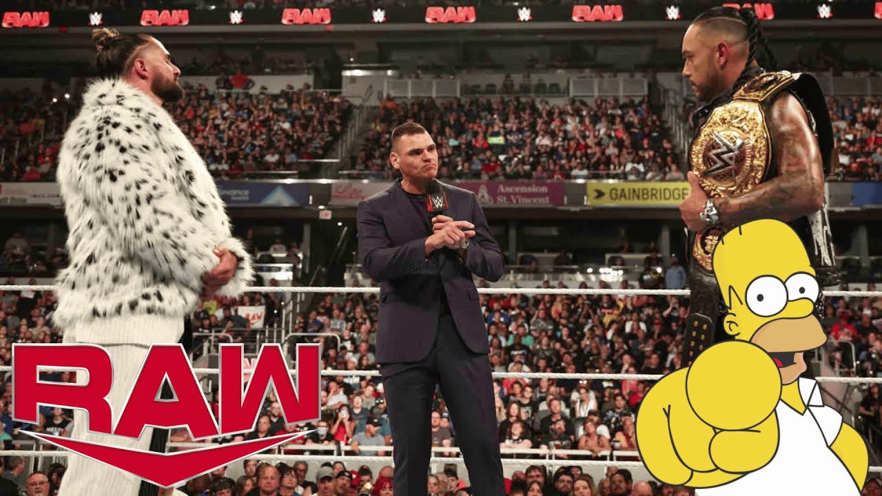 Homer Simpson Réact - Seth Rollins lance un challenge a Damian Priest ...