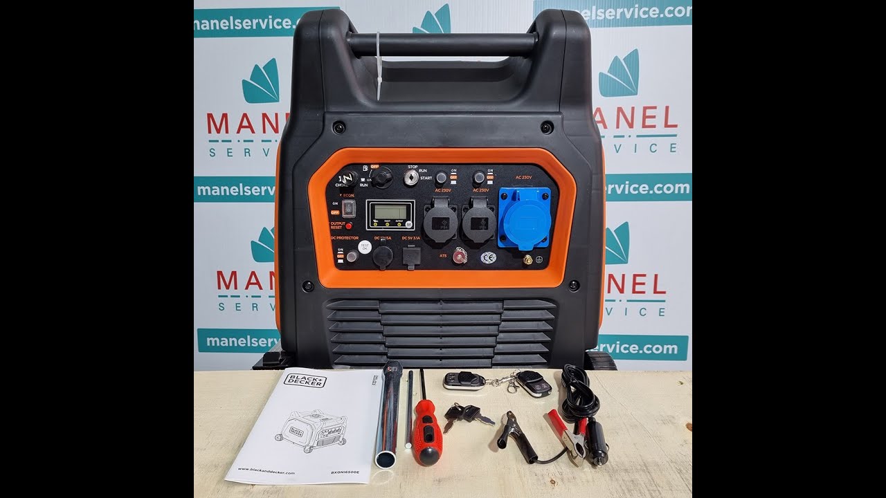 Generator BLACK+DECKER BXGNI6500E 6KW - YouTube