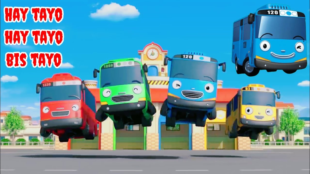 hey tayo ! tayo bus kecil imut ️💚 lagu tayo versi DANGDUT KOPLO🥳😘 # ...