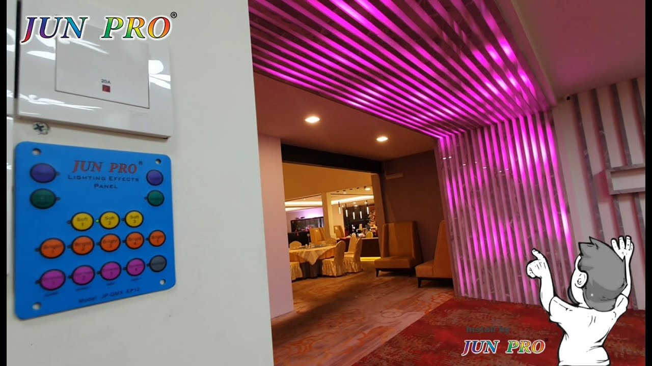 JUN PRO Digital LED Pixel 1024L spi decoder , LED effects Panel, LED ...