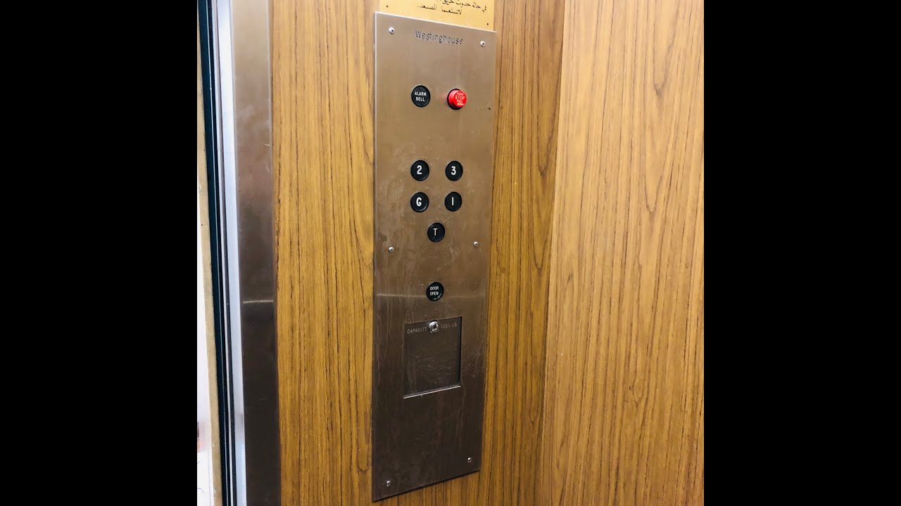 Original 60s Westinghouse HYDRAULIC elevator - Pittsburgh, PA - YouTube