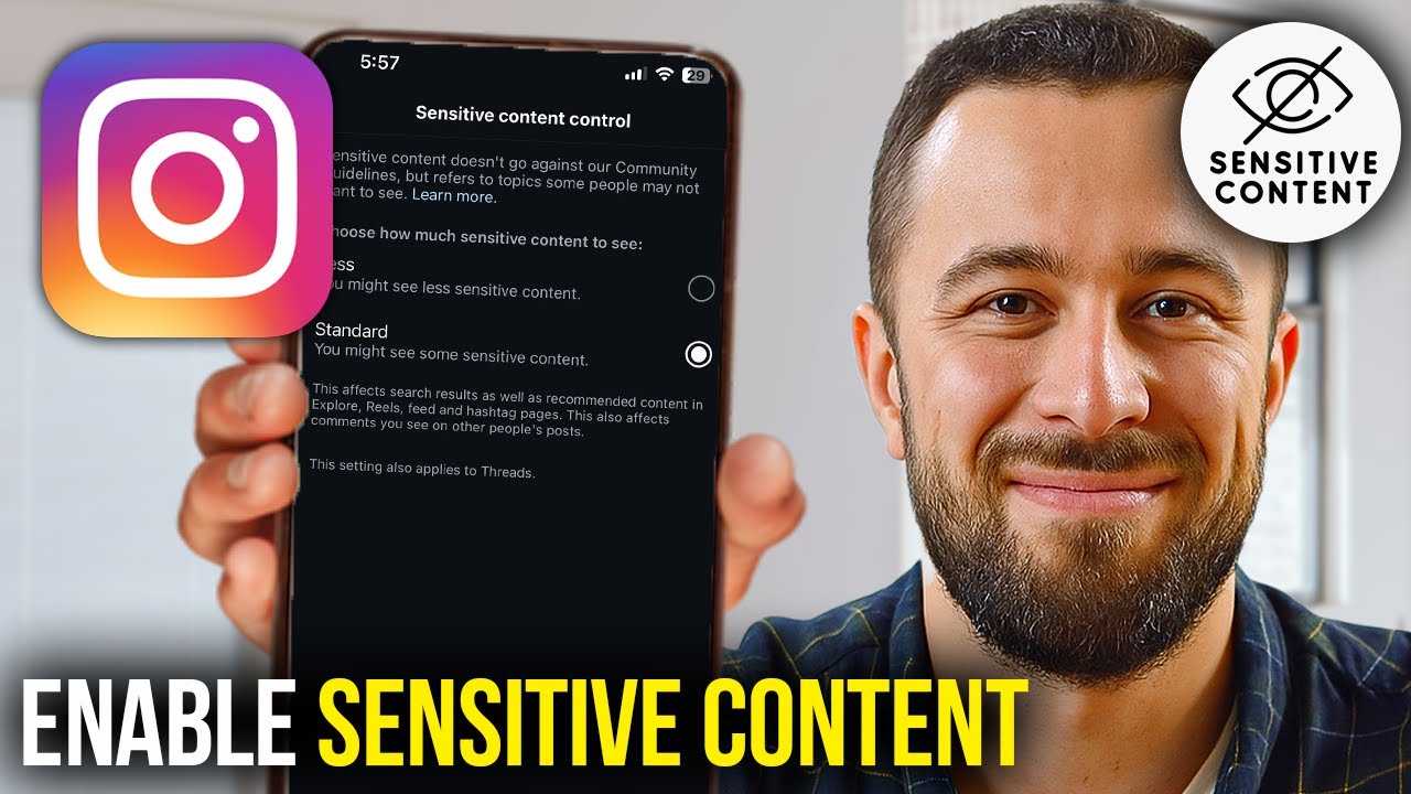 How To Enable or Disable Sensitive Content on Instagram - YouTube