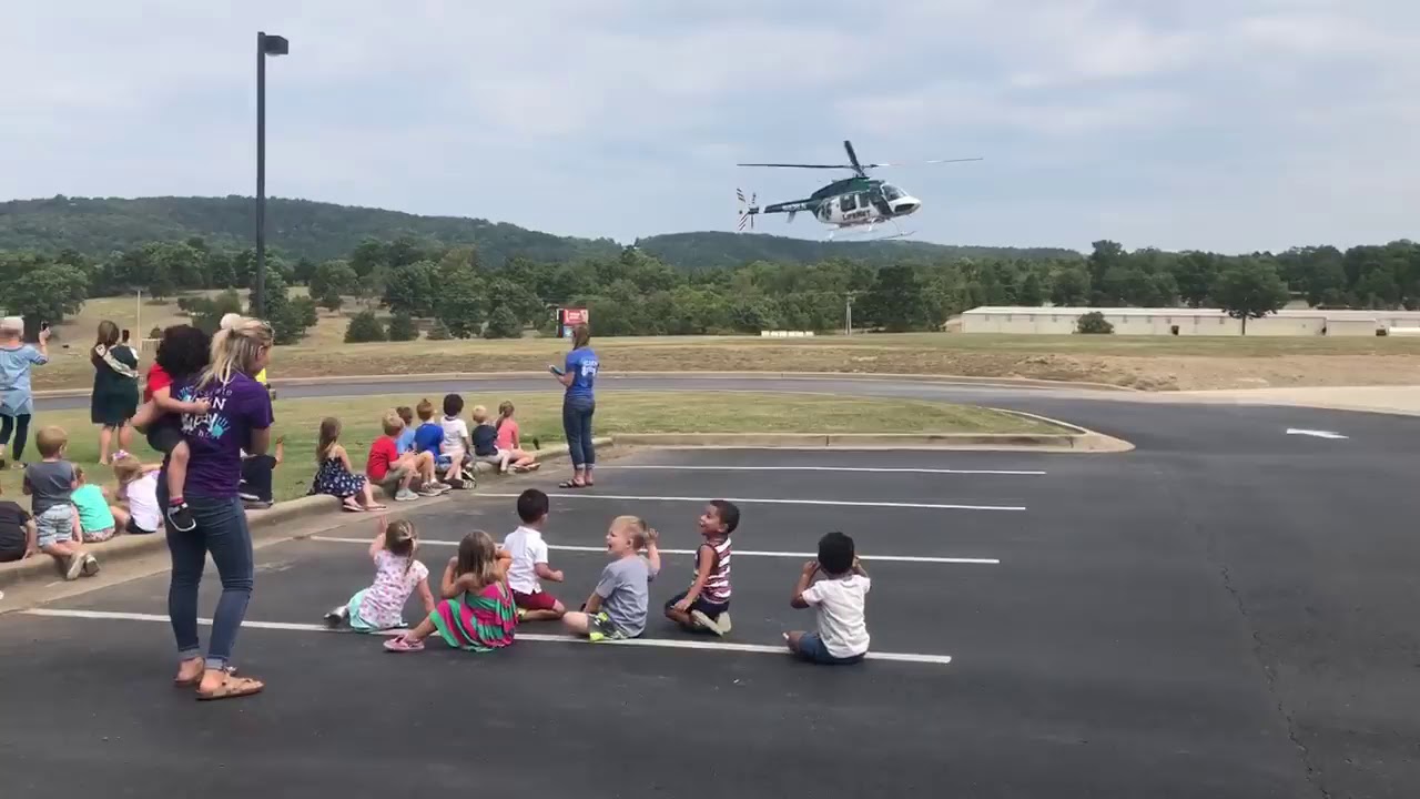 LifeNet Air 2 Lands at Crossgate Prepschool - YouTube