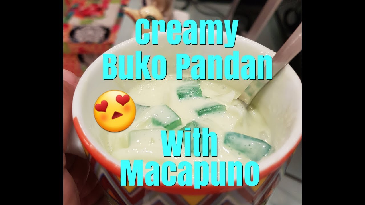 🥥 Easy Creamy Buko Pandan with Macapuno - YouTube
