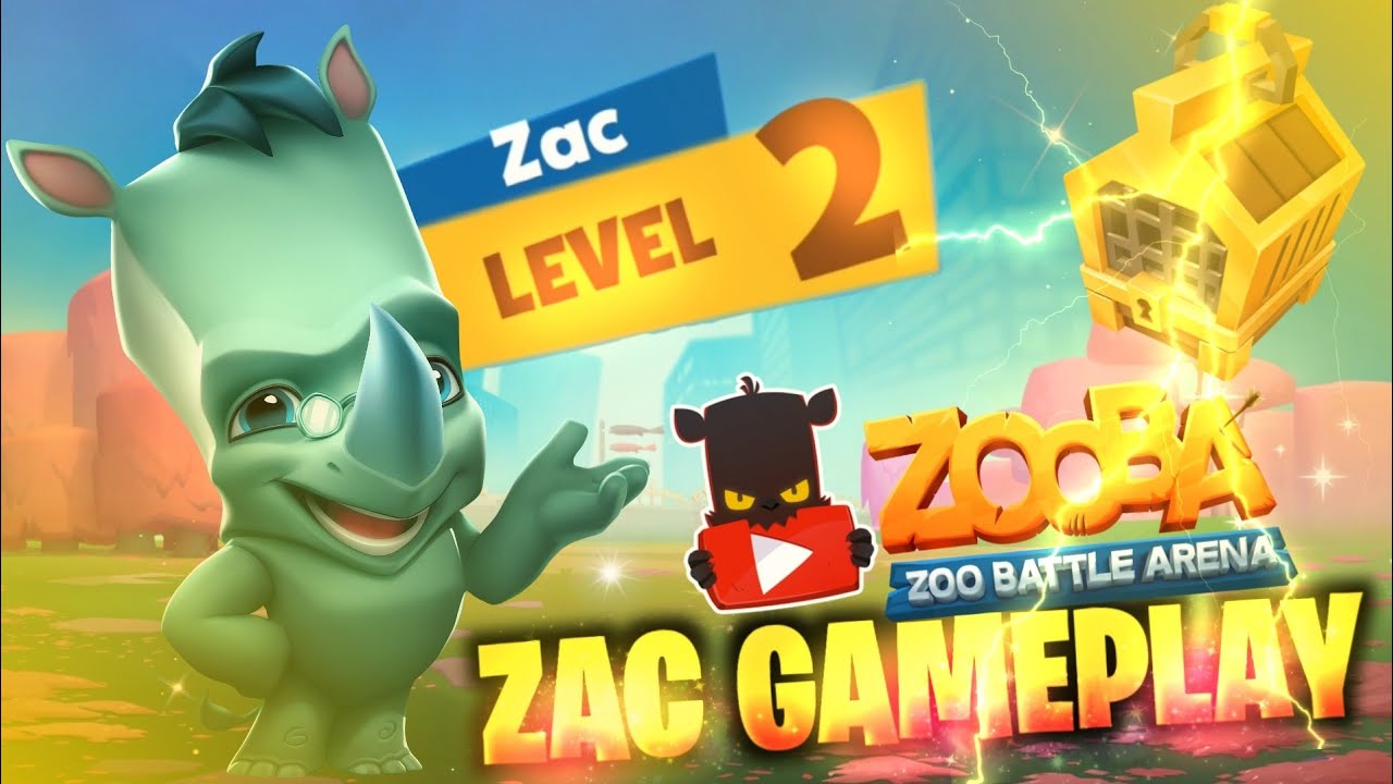 Zac New Character Level 2 Upgrade Gameplay Head Hunter Zooba Frank ...