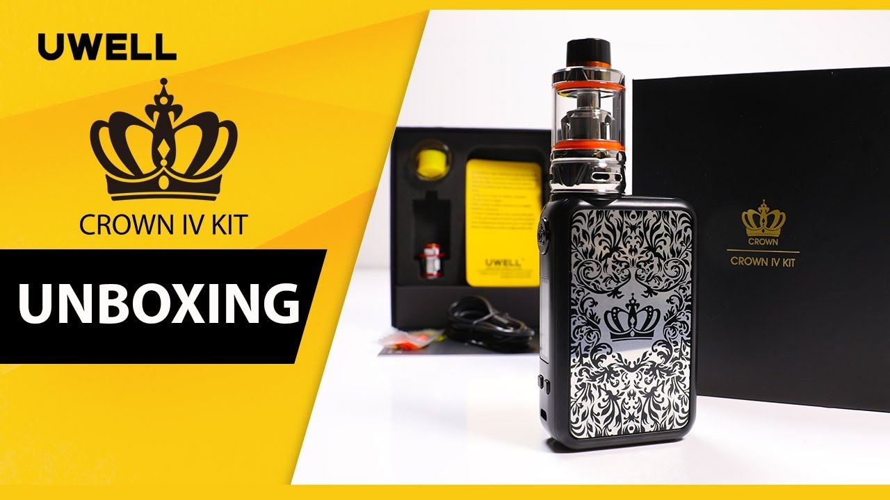 UWELL - Crown IV 👑Kit - Factory Unbox and First Look 👀 - YouTube