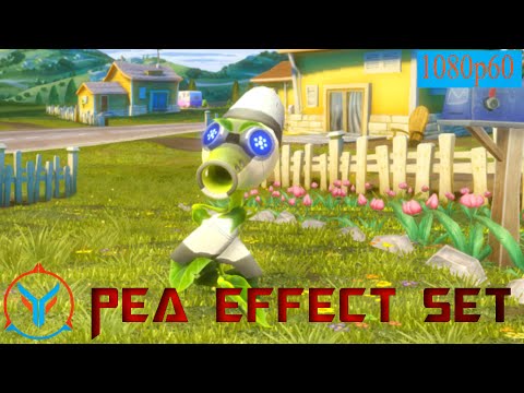 Plants Vs Zombies Garden Warfare Pea Effect Set - Commando Pea - YouTube