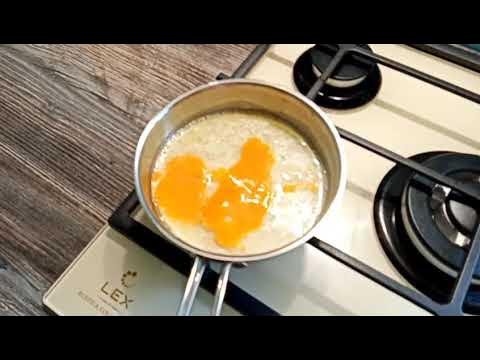 Яичница на стальной сковороде ВСМПО - YouTube