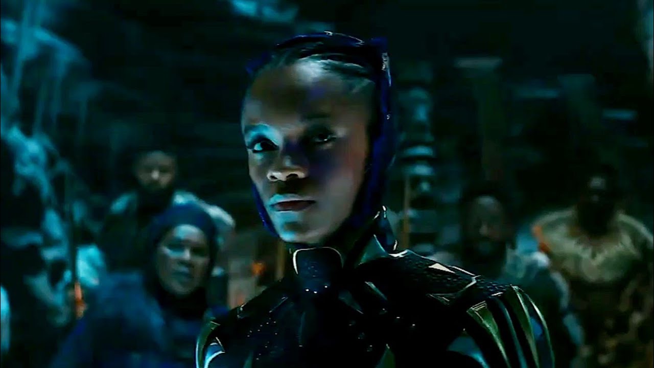 black panther wakanda forever "shuri suit up transformation" scene ...