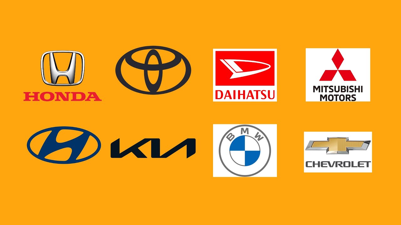Car Logos Evolution (Toyota, Honda, BMW, Etc) - Part 1 - YouTube