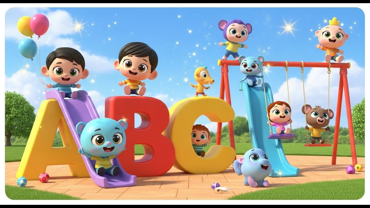 Diversión ABC en el Parque del Alfabeto 🎡🔤 | Aprende el Abecedario para ...