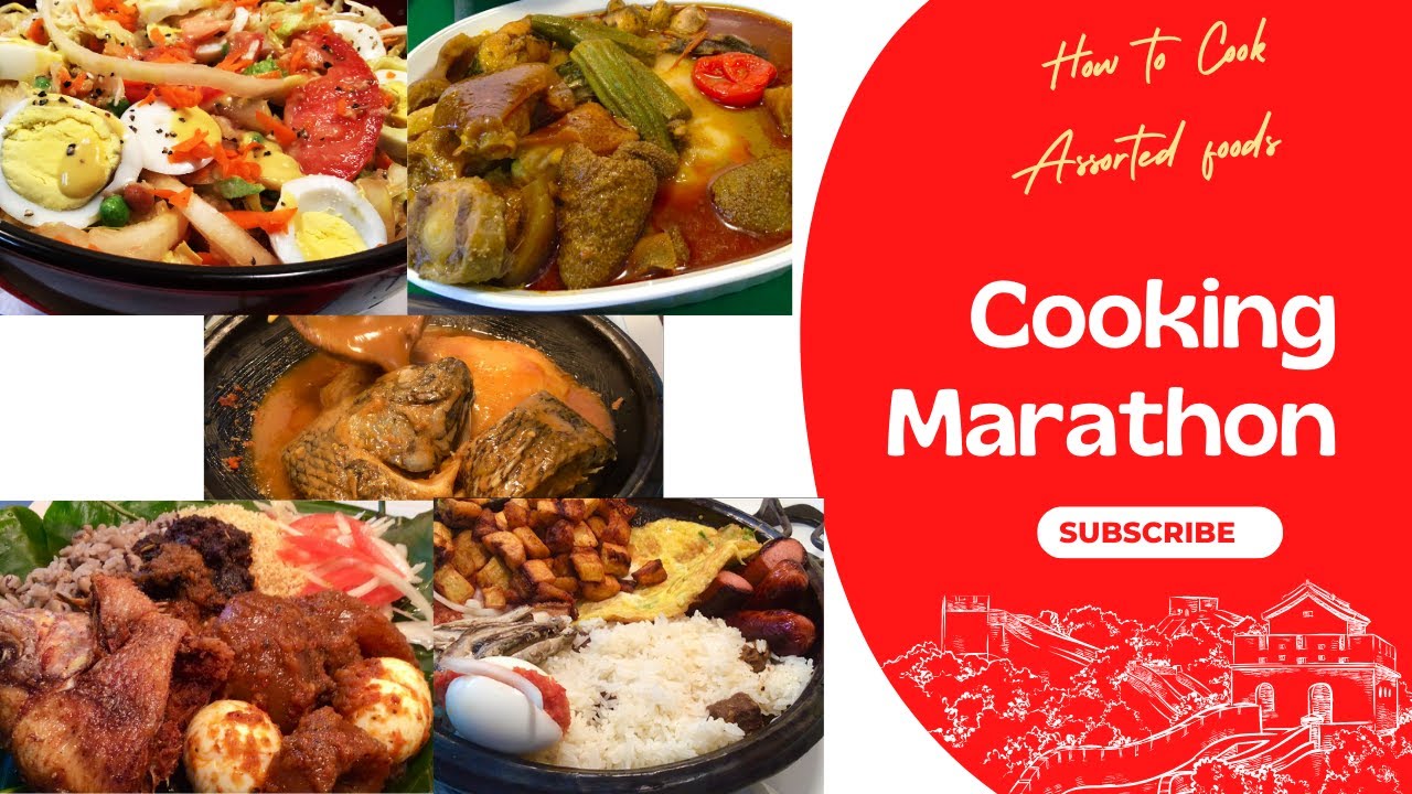 TASTY DELICIOUS ASSORTED FOOD💯🌍 COOKING MARATHON #ghanafood #reels # ...