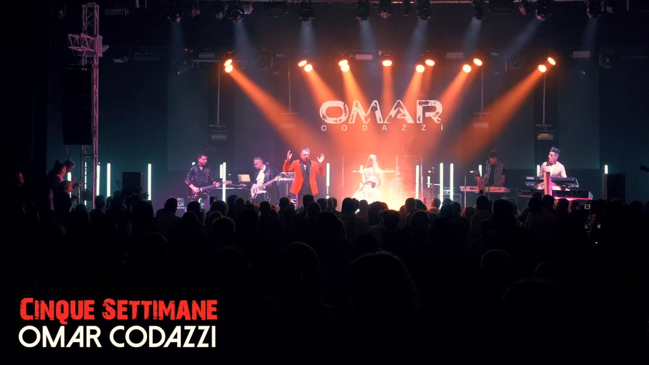 💙 Omar Codazzi - Cinque settimane (Official videolive) | www.novalis.it ...