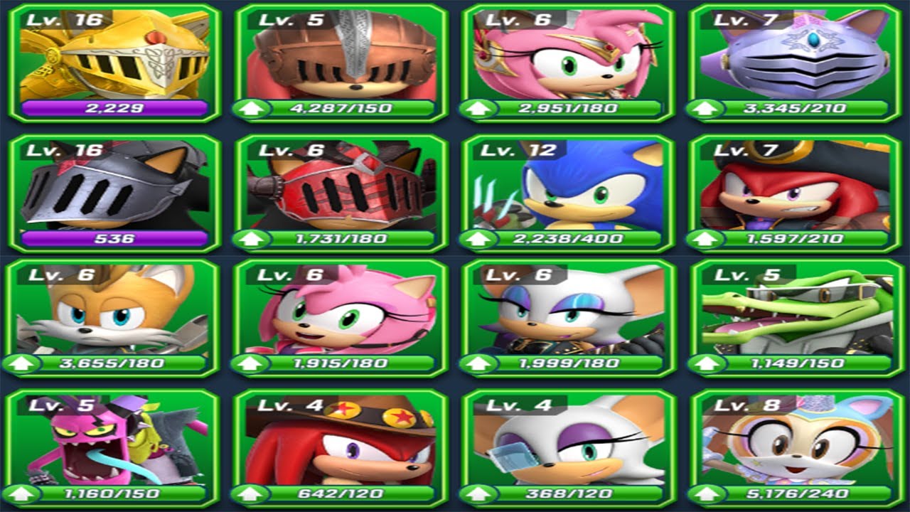 Sonic Forces Mobile - Use 16 Special Characters Excalibur Sonic to ...