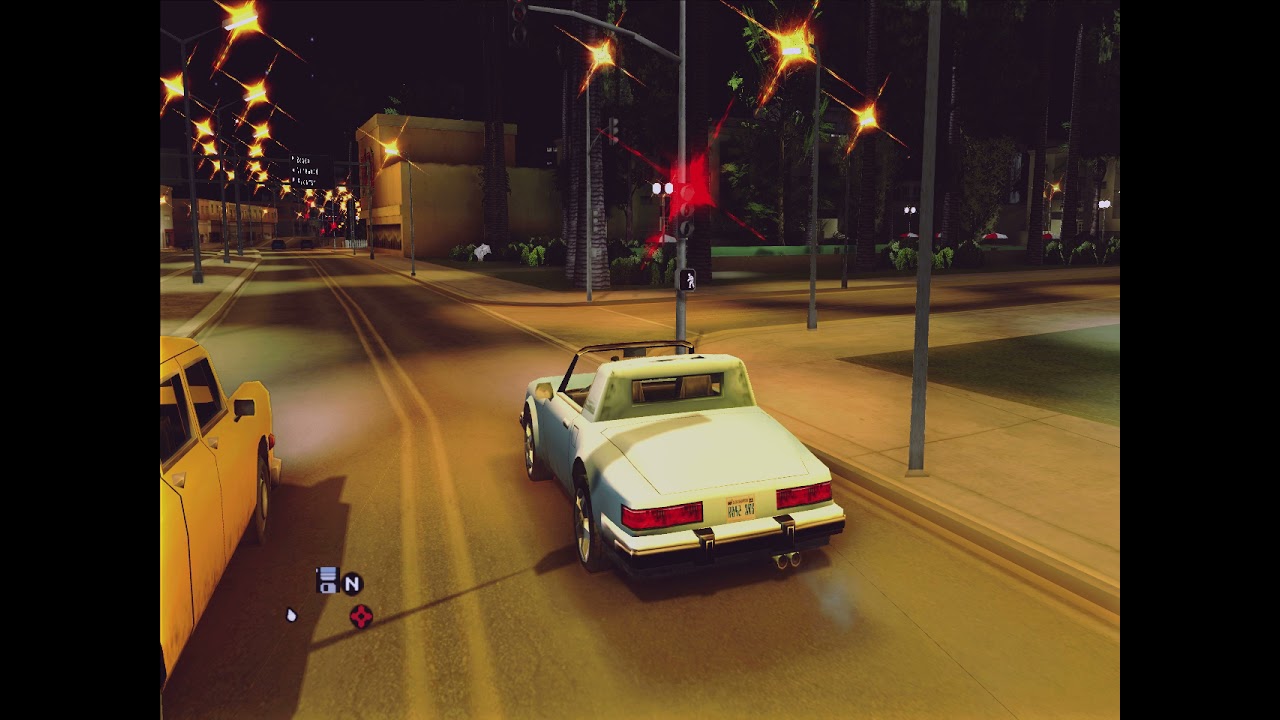Gta SA city lights Mod - YouTube