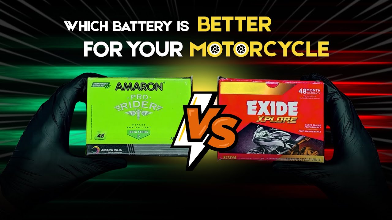 Which Battery is Better for Your Bike? | Amaron vs Exide (Honest ...