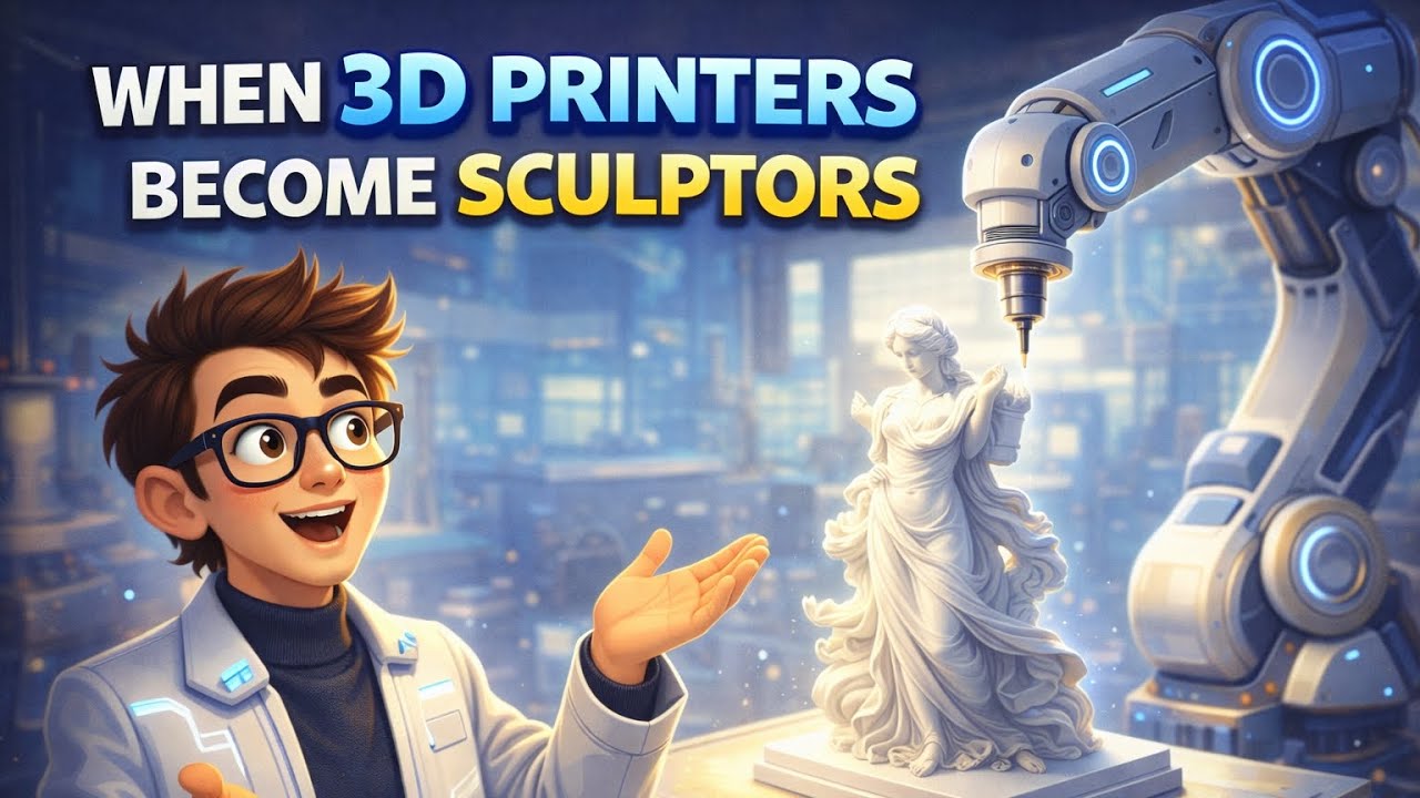 The 3D Printer That Builds Sculptures - YouTube