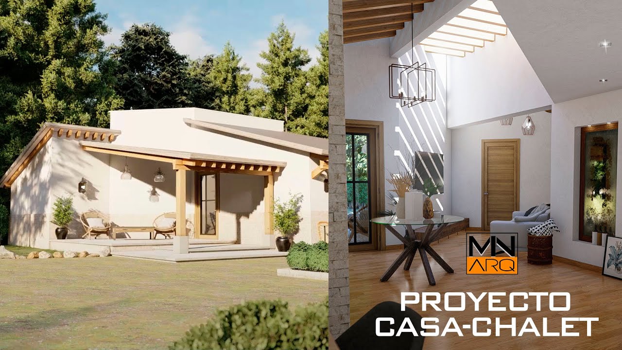 CASA CHALET | 132M2 MINARQ ARQUITECTOS COUNTRY HOUSE WITH LUMION 10 ...