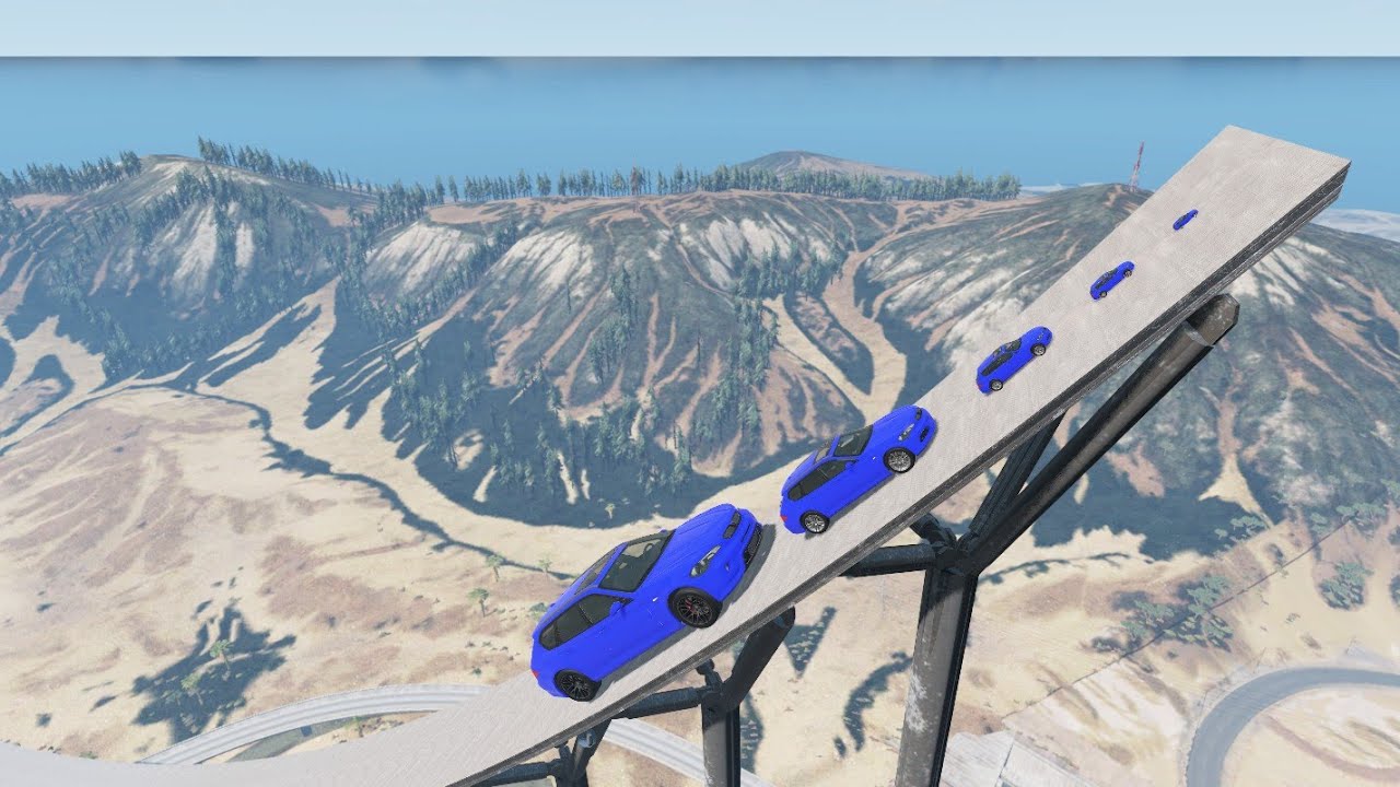 Big & Small Cars vs Giant Ramp - BMG PRO - BeamNG.Drive! - YouTube