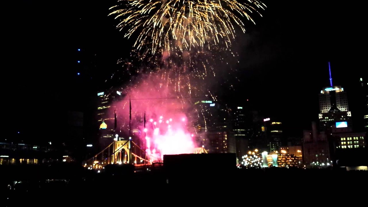 Pittsburgh pirates fireworks - YouTube