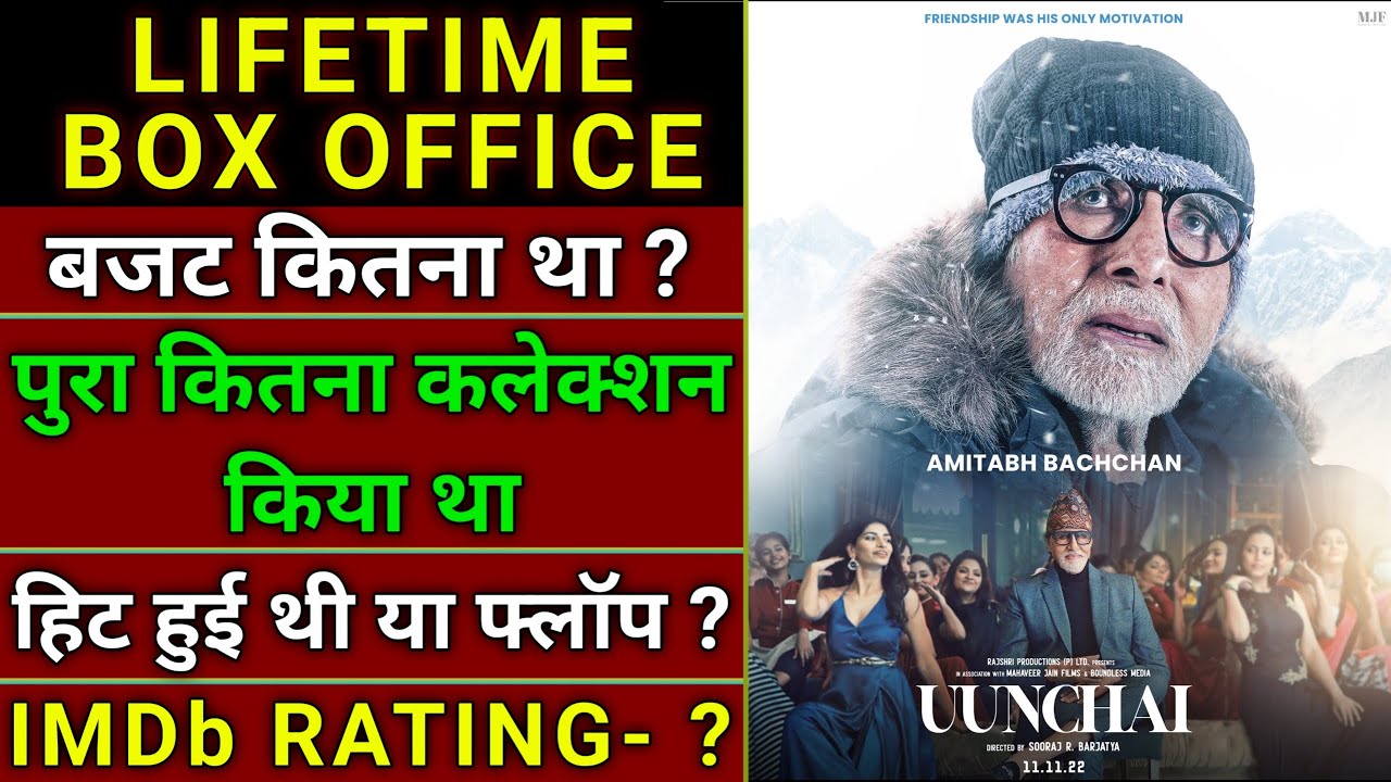 Uunchai Movie Box Office Collection and Budget | Uunchai Hit or Flop ...