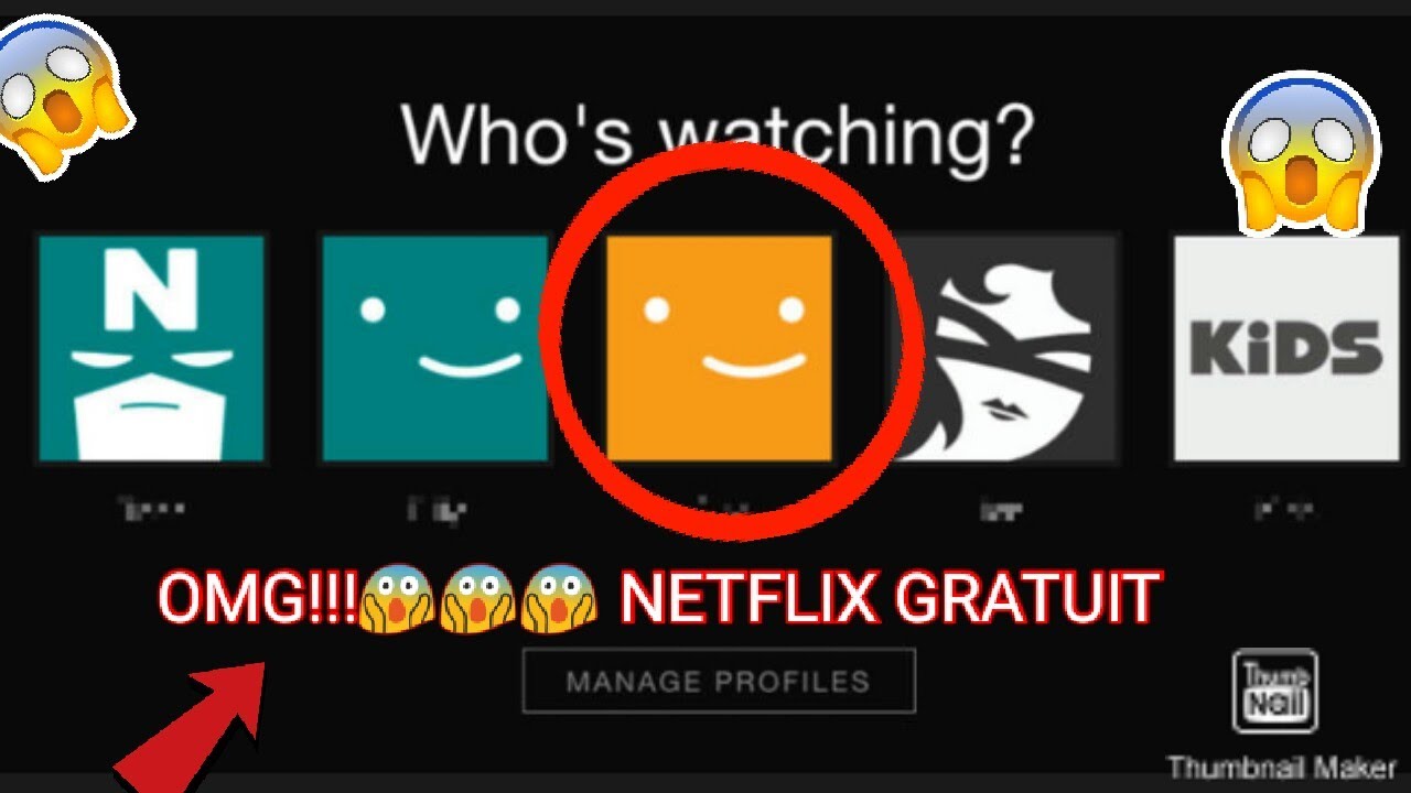 COMMENT AVOIR NETFLIX GRATUITEMENT 😱😱😱OMG - YouTube