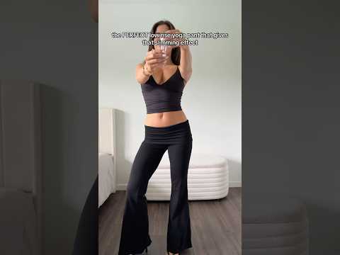 Y2K Low Rise Bootcut Yoga Pants Try On 💫
