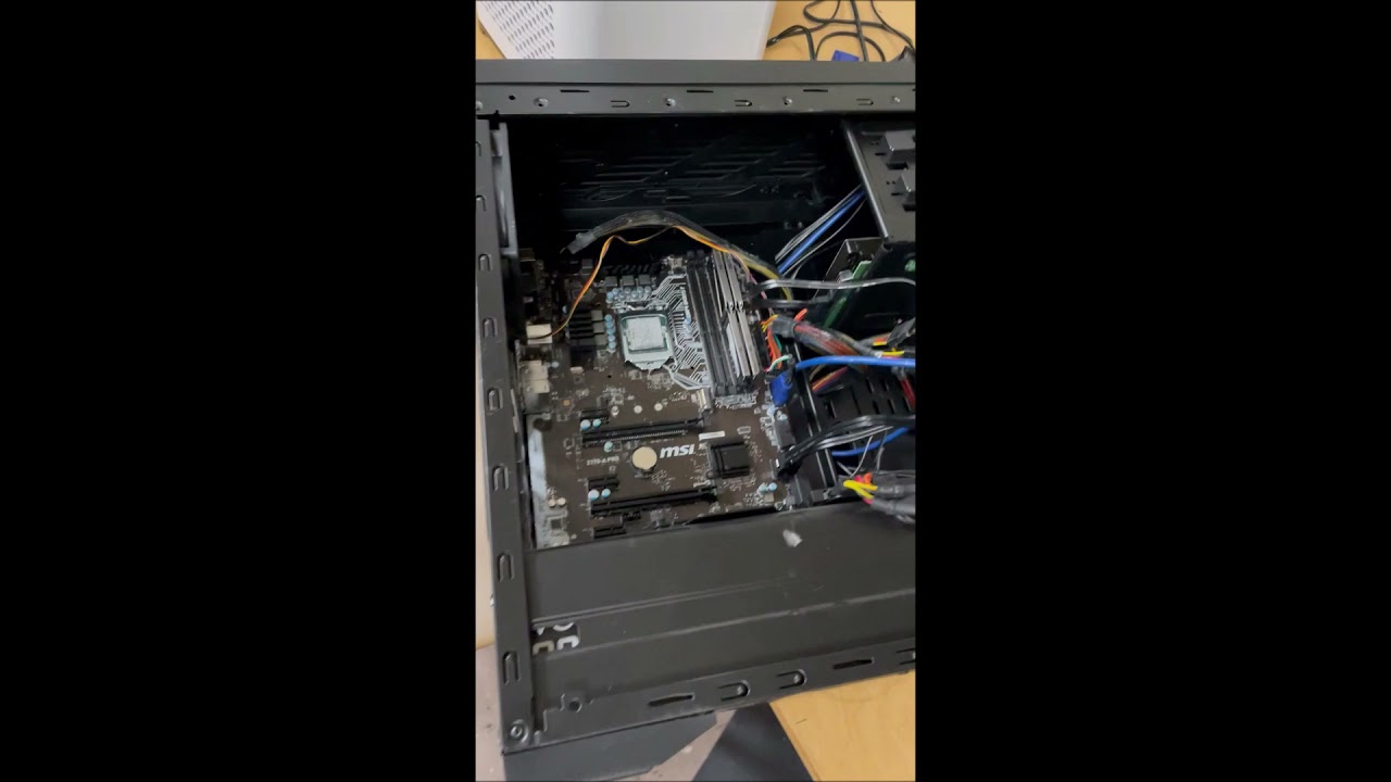 Broken computer build, what can we save - YouTube