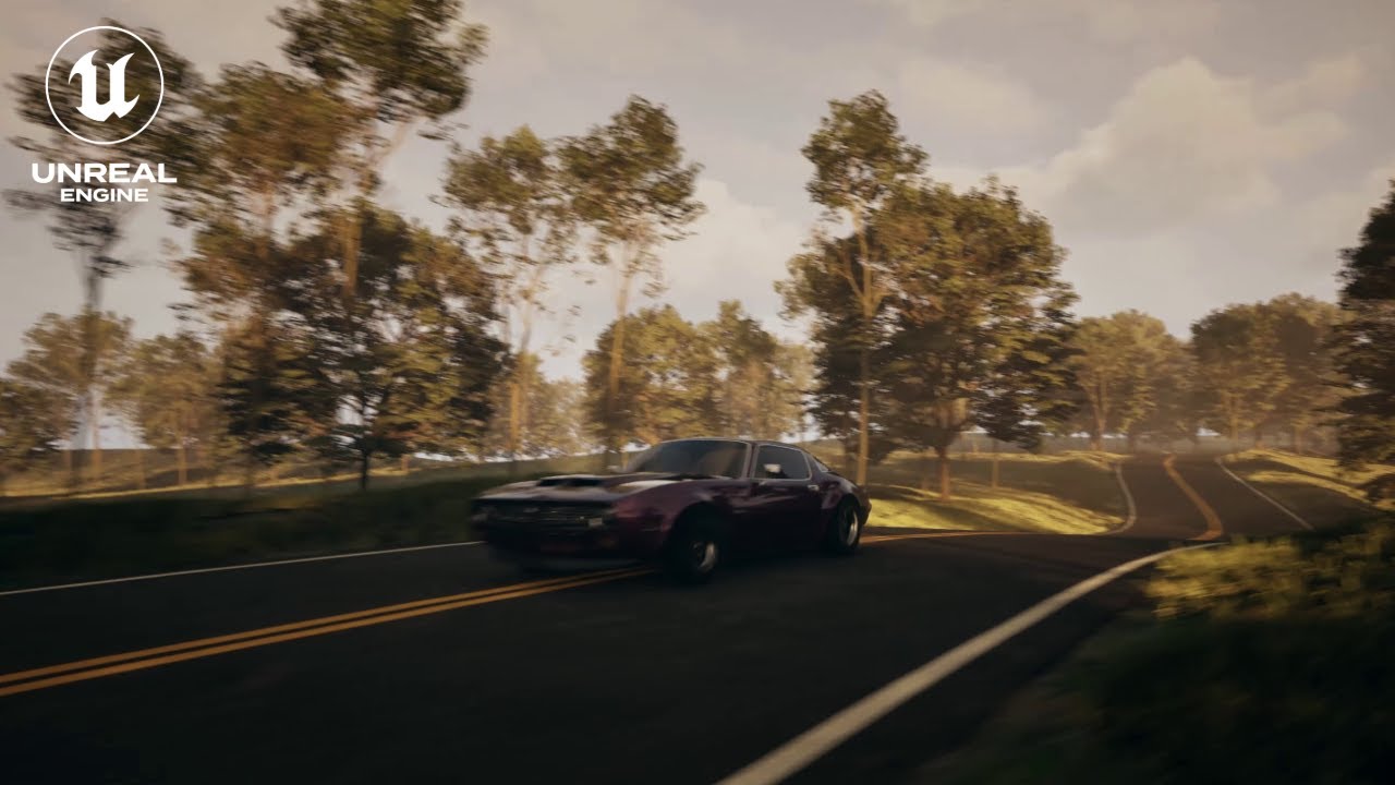 Unreal Engine 5 Cinematic Car Scene - YouTube