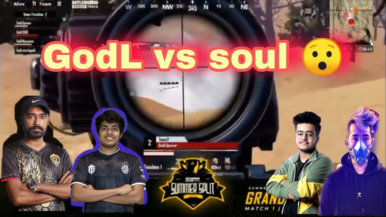 GodL vs soul 3v4 fight soul viper almost 1v3😯 - YouTube