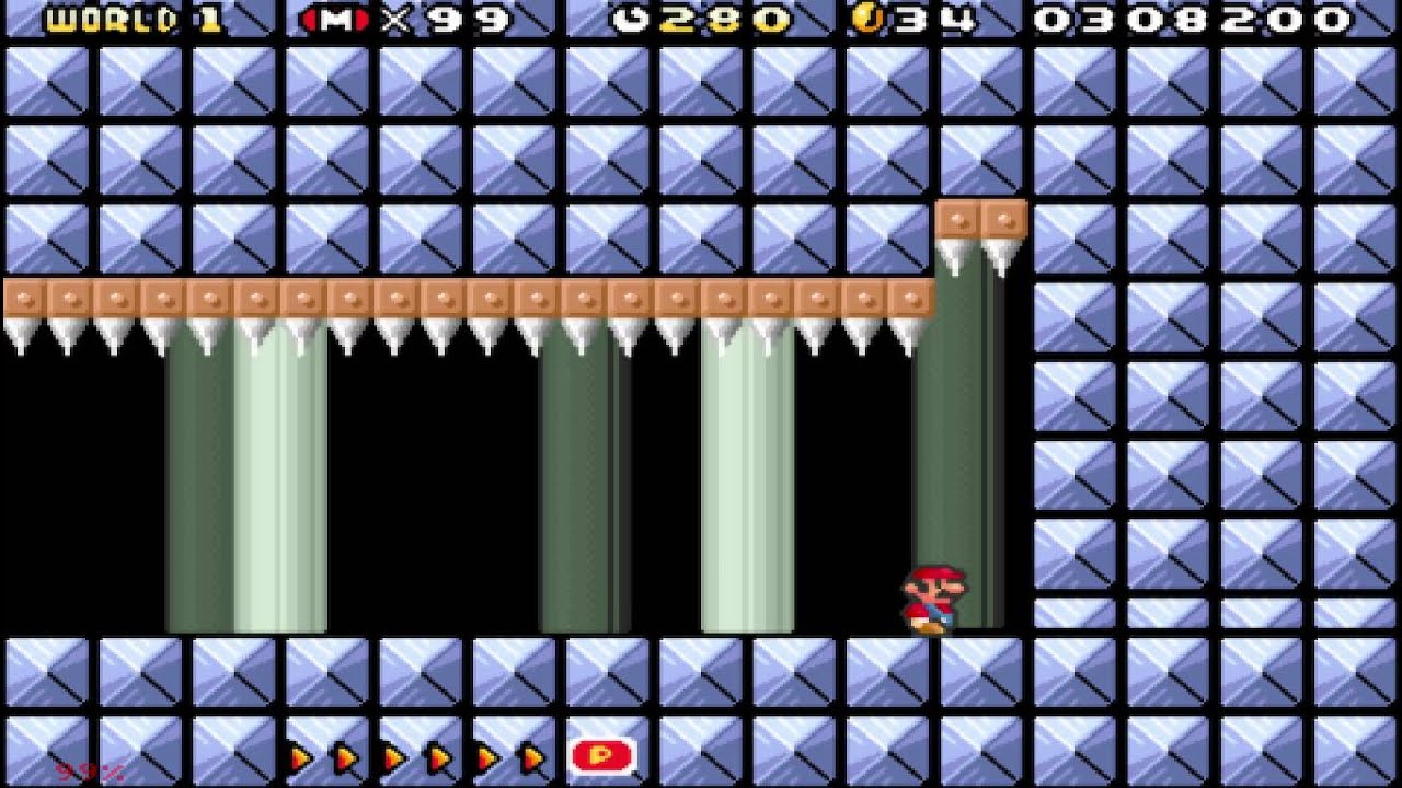 Super Mario Advance 4 SMB3 World 1 playthrough with cheats - YouTube
