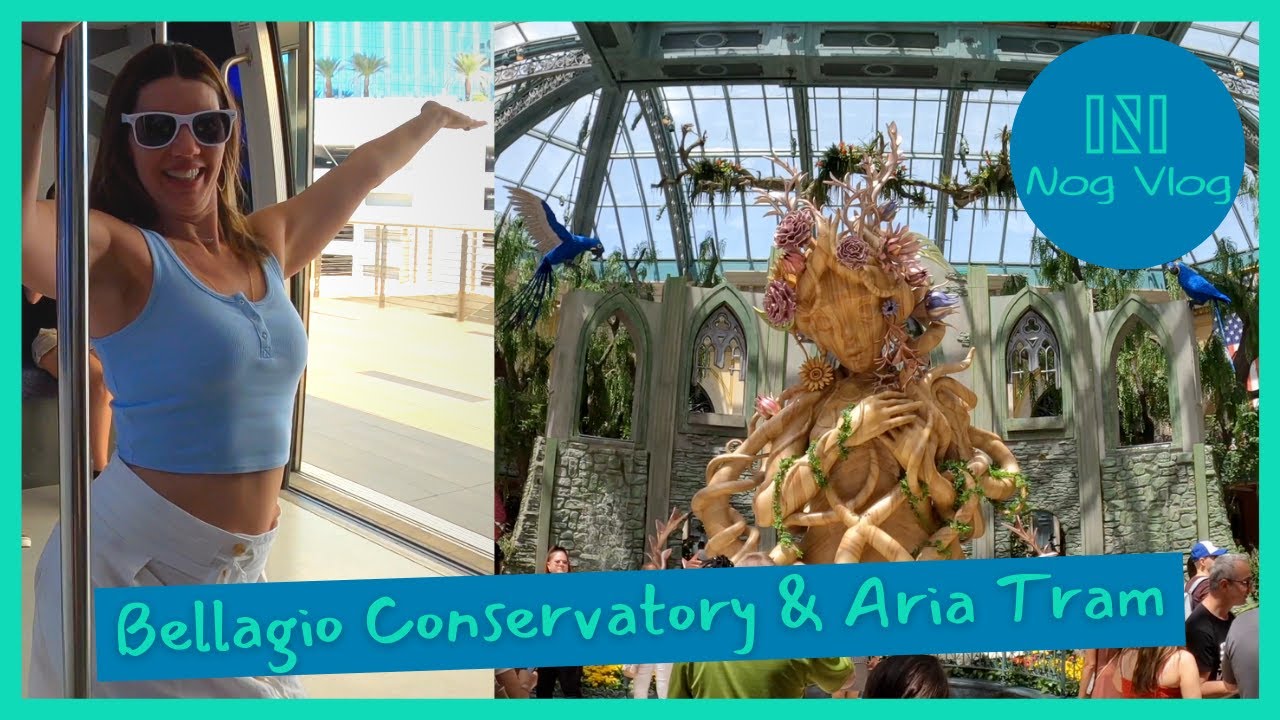 Bellagio Conservatory & Aria Tram - YouTube
