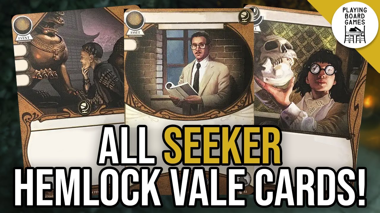 I check out ALL the SEEKER Player Cards from THE FEAST OF HEMLOCK VALE ...