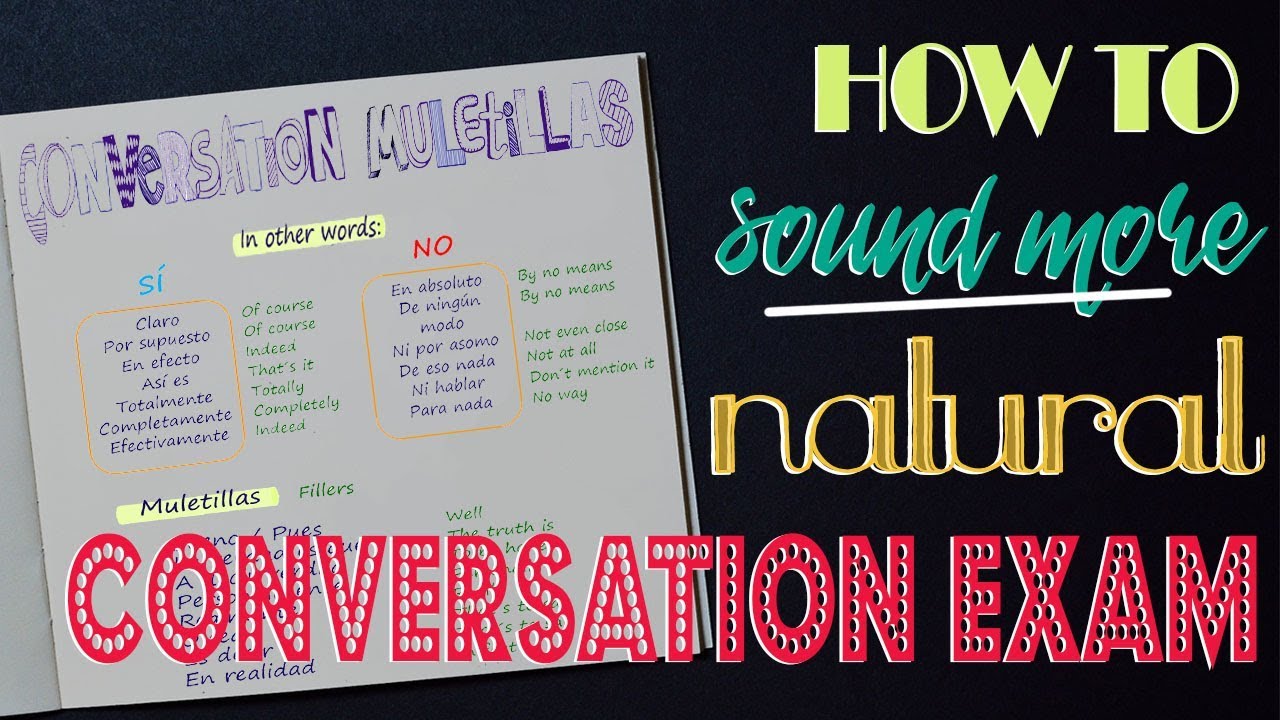 Spanish Oral Exam: Sound Natural (Top Phrases) Get a High Grade in Your ...