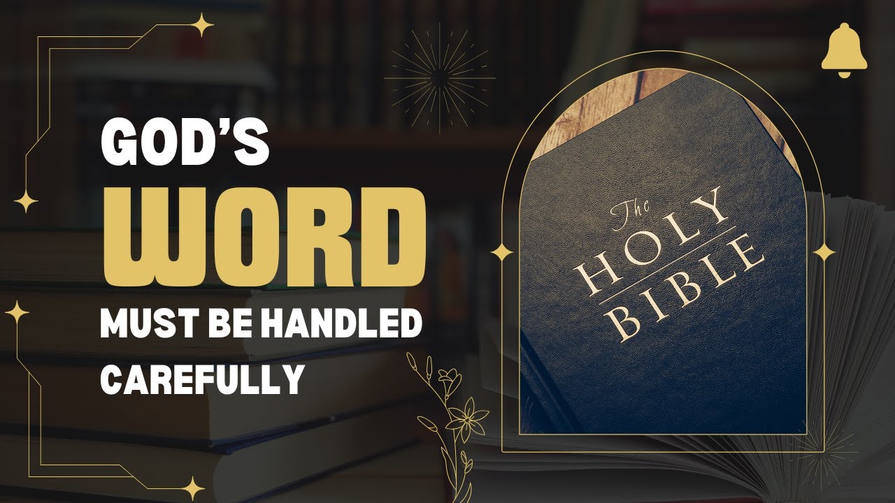 Terry Frizzell | 1/18/26 | God's Word Must Be Handled Carefully - YouTube