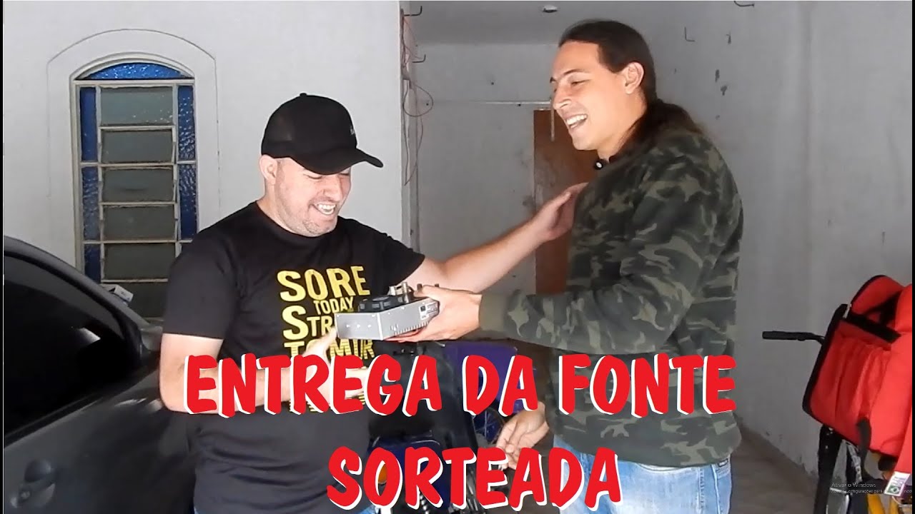 Entrega da fonte do Sorteio - YouTube