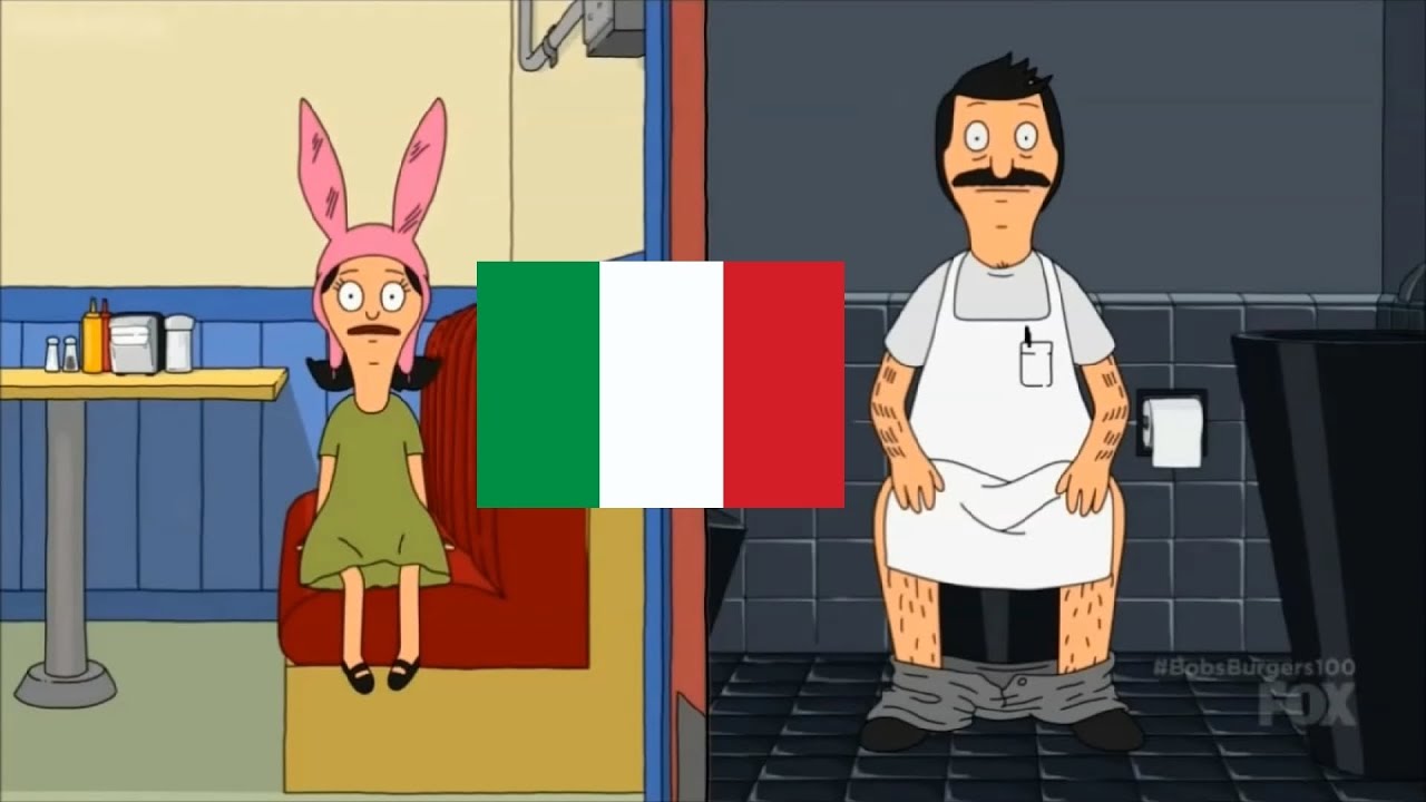 bob's burgers bad stuff happens in the bathroom (fan dub ita) - YouTube